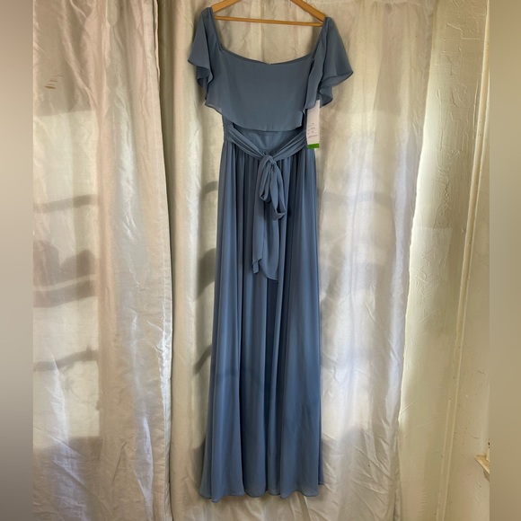 Bill Levkoff | Dresses | Nwt Bill Levkoff Slate Blue Bridesmaid Formal ...